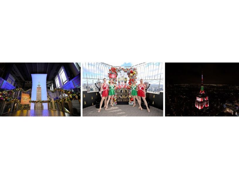 The Empire State Building Holiday Celebrations Include: Radio City ...
