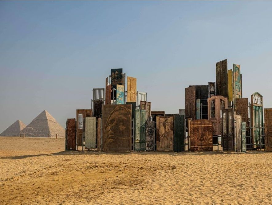 Monumental art on display in shade of Egypt’s pyramids – International ...